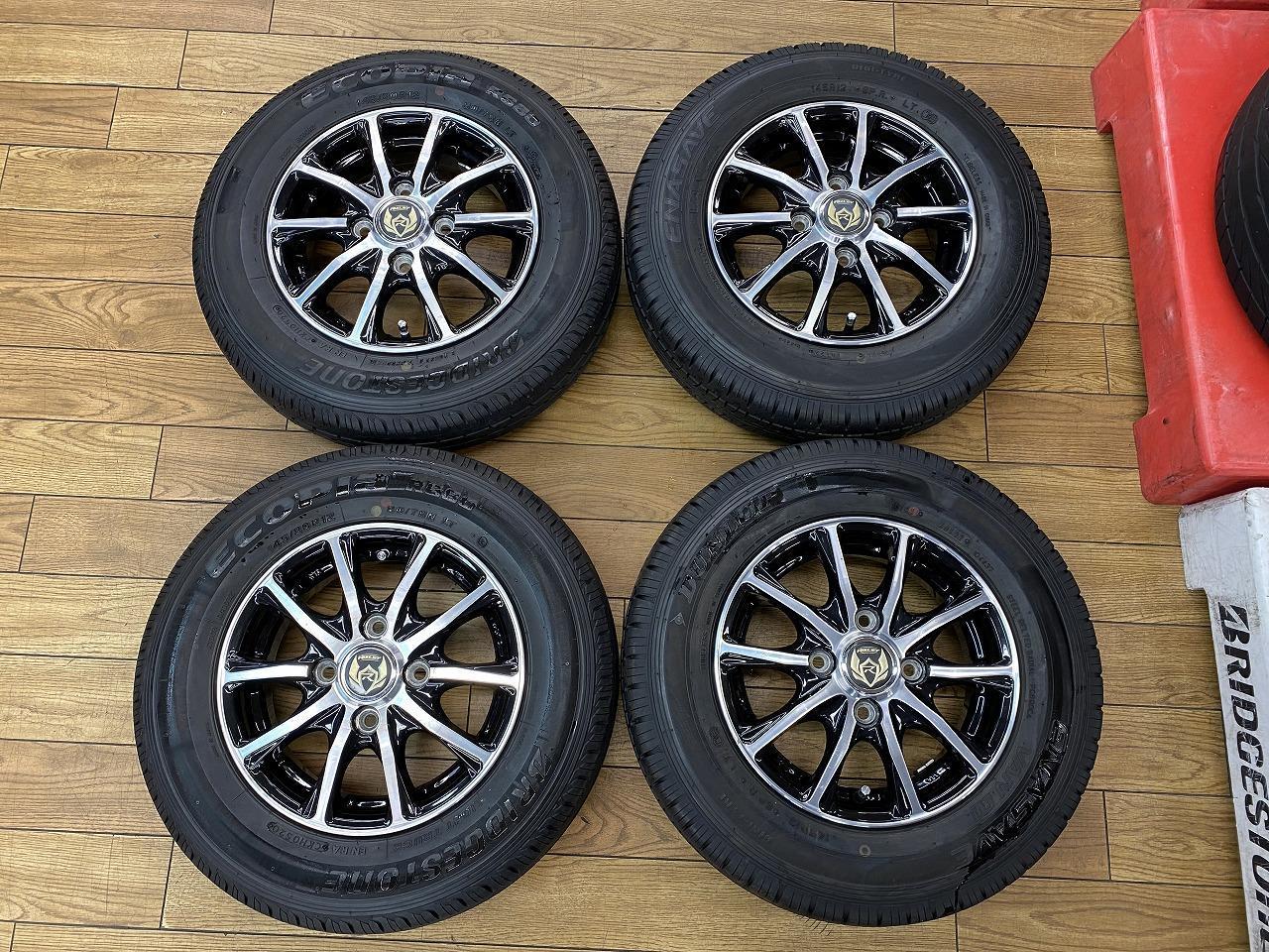 【weds(ウェッズ)】RIZLEY(ライツレー) B10 (4HOLE)+【BRIDGESTONE】ECOPIA R680(2本 ...