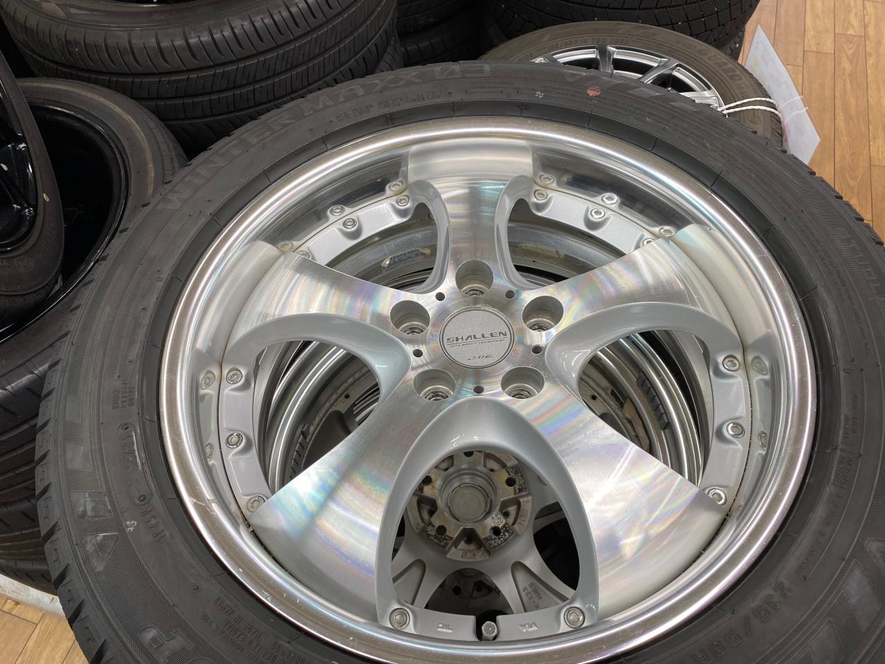 AME(エーエムイー) SHALLEN(シャレン) CX ポリッシュ/アルマイトリム + DUNLOP(ダンロップ) WINTER MAXX ...