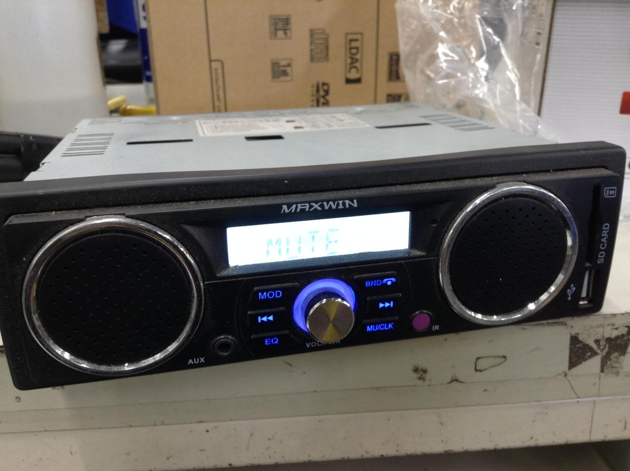 MAXWIN 1DIN MEDIA PLAYER Bluetooth・AUX・USB・SD対応 | カー用品 DVDプレーヤーを通販で購入する | 中古カー＆バイク用品の販売ならアップガレージ