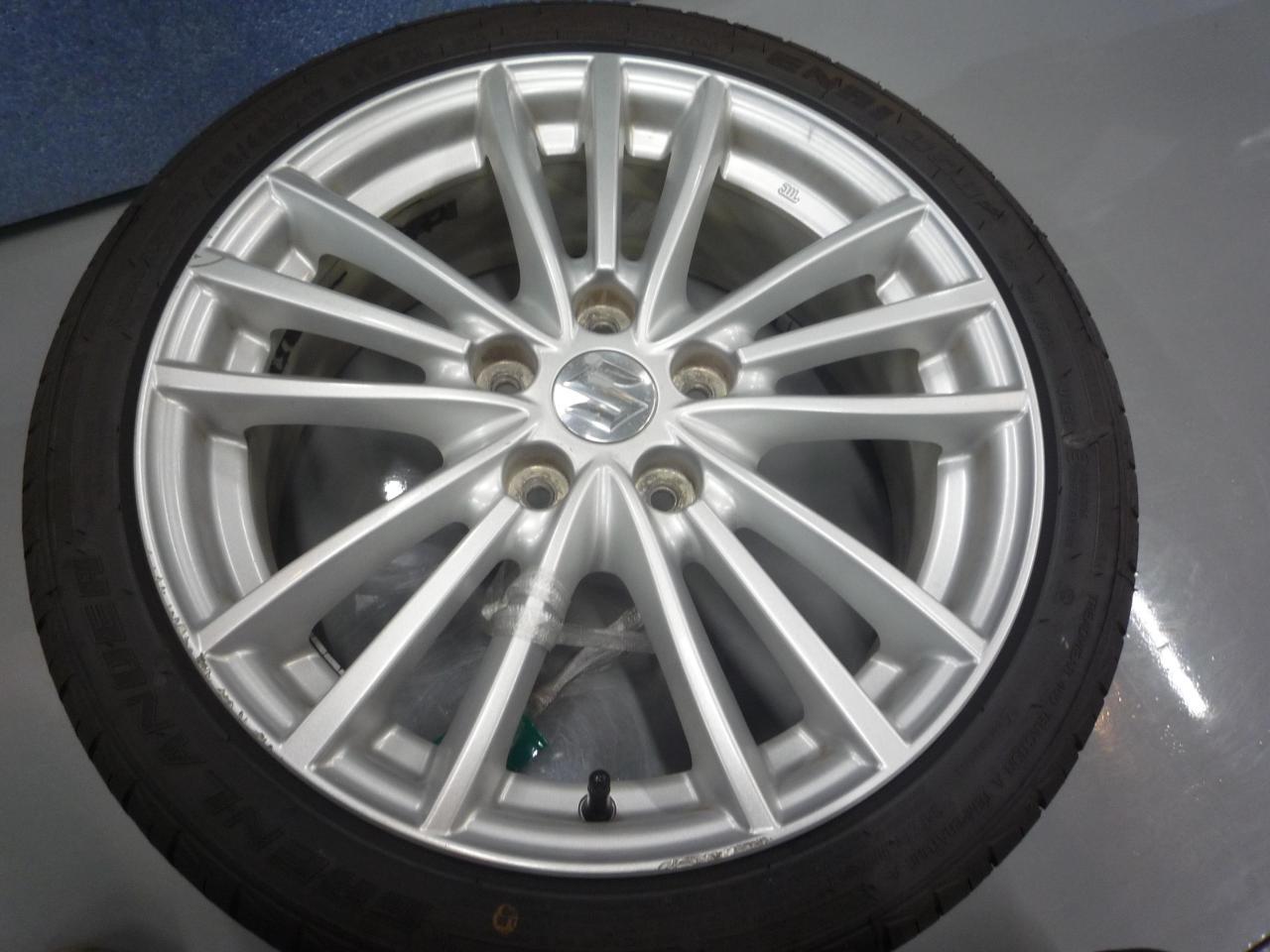 スズキ ZC32 スイフトスポーツ 純正ホイール + GRENLANDER U08 | カー用品 タイヤホイールセット 17インチタイヤホイールセットを通販で購入する | 中古カー＆バイク用品 ...