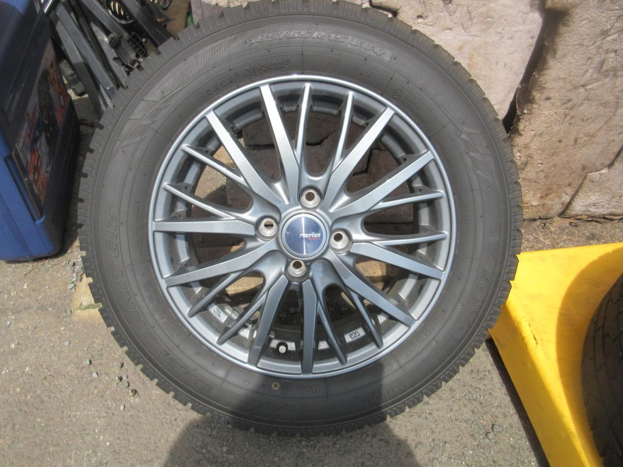 weds(ウェッズ) ravrion RM01 + TOYO(トーヨー) OBSERVE GARIT GIZ | カー用品 スタッドレスタイヤホイールセット 15インチスタッドレスタイヤ ...