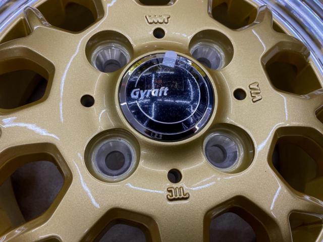 weds(ウェッズ) Gyraft 9M 12インチ アルミ4本 ゴールドメッシュ | カー用品 アルミホイール 12インチホイールを通販で購入する | 中古カー＆バイク用品の販売ならアップガレージ