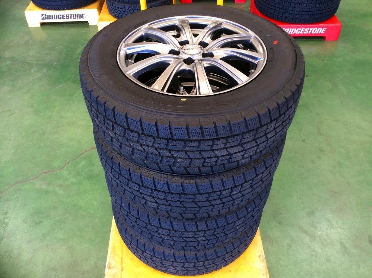 99 【BADX(バドックス)】D.O.S.(ディーオーエス) SE-10R+【GOODYEAR】ICENAVI 7 195/65R15 2023年 | カー用品 スタッドレスタイヤホイール ...