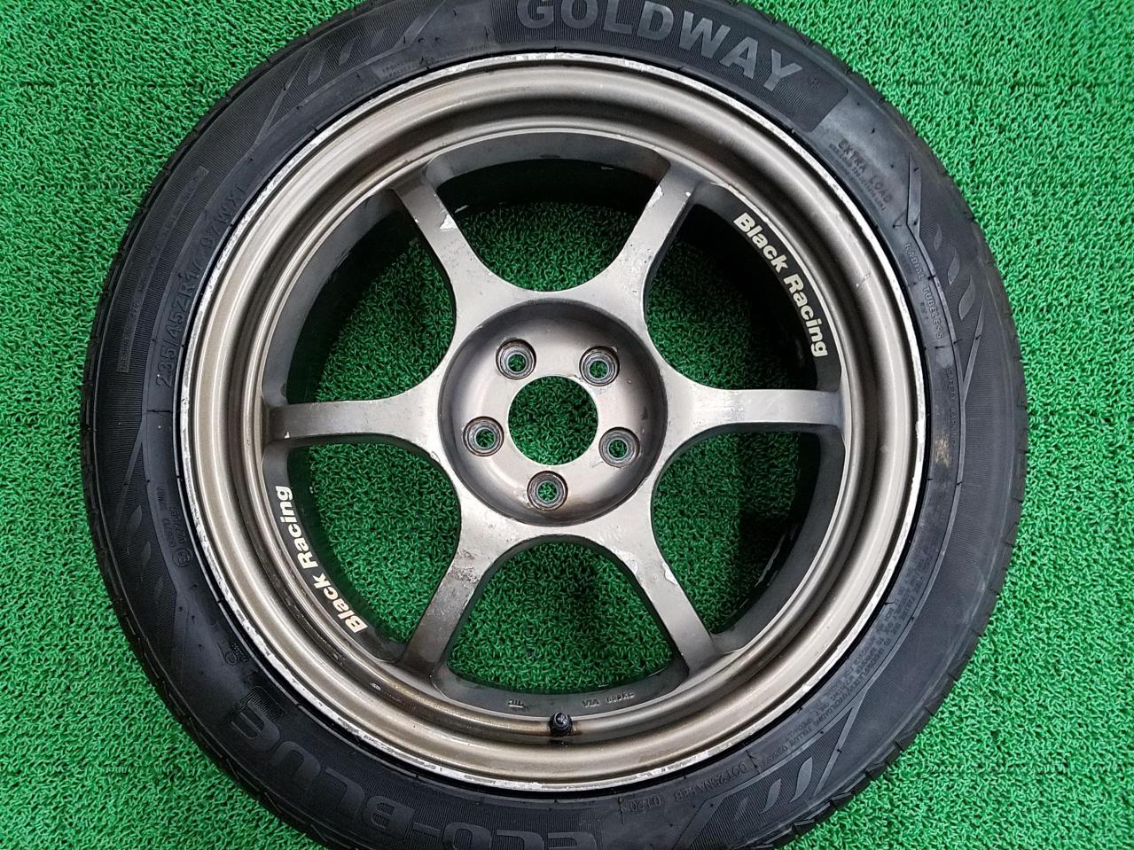 BLACK RACING PRO N1 + GOLDWAY ECO-BLUE タイヤホイール2本セット | カー用品 タイヤホイールセット ...