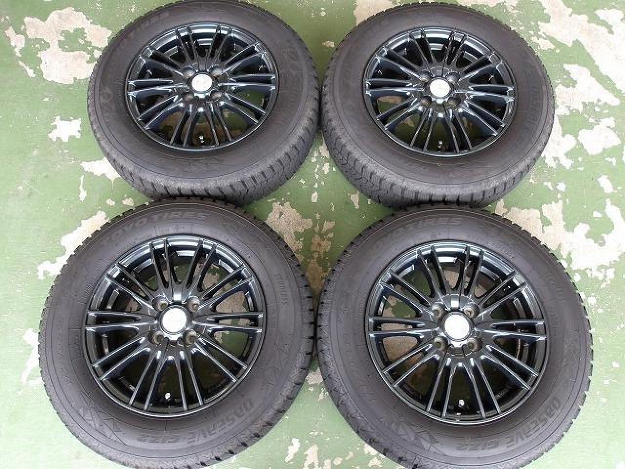 weds(ウェッズ) VELVA AGUDO ガンメタリック + TOYO(トーヨー) TOYO OBSERVE GIZ2 | カー用品 スタッドレスタイヤホイールセット 14インチ ...