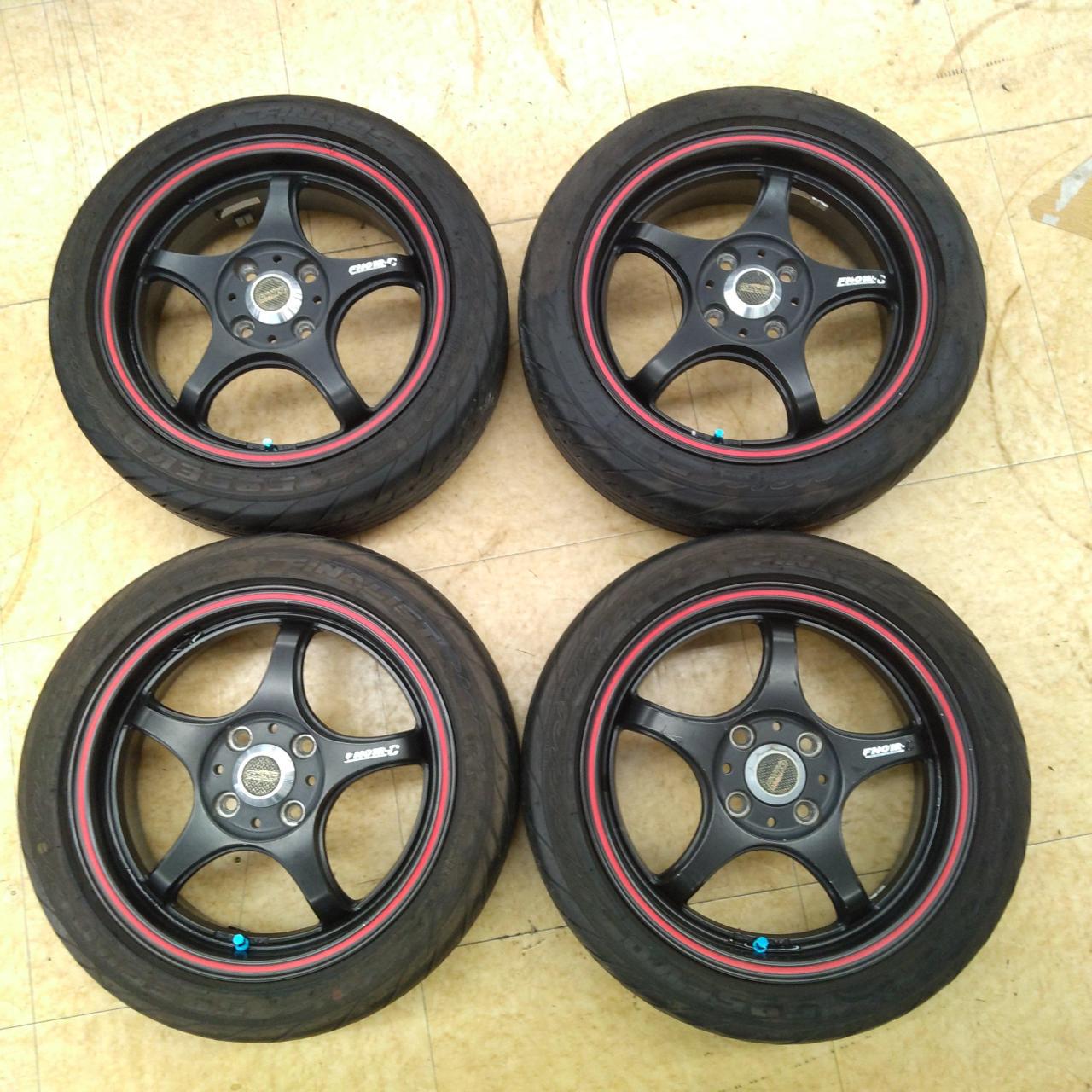 5ZIGEN(ゴジゲン) FN01R-C +FINALIST 595EVU | カー用品 タイヤホイールセット 15インチタイヤホイールセット ...
