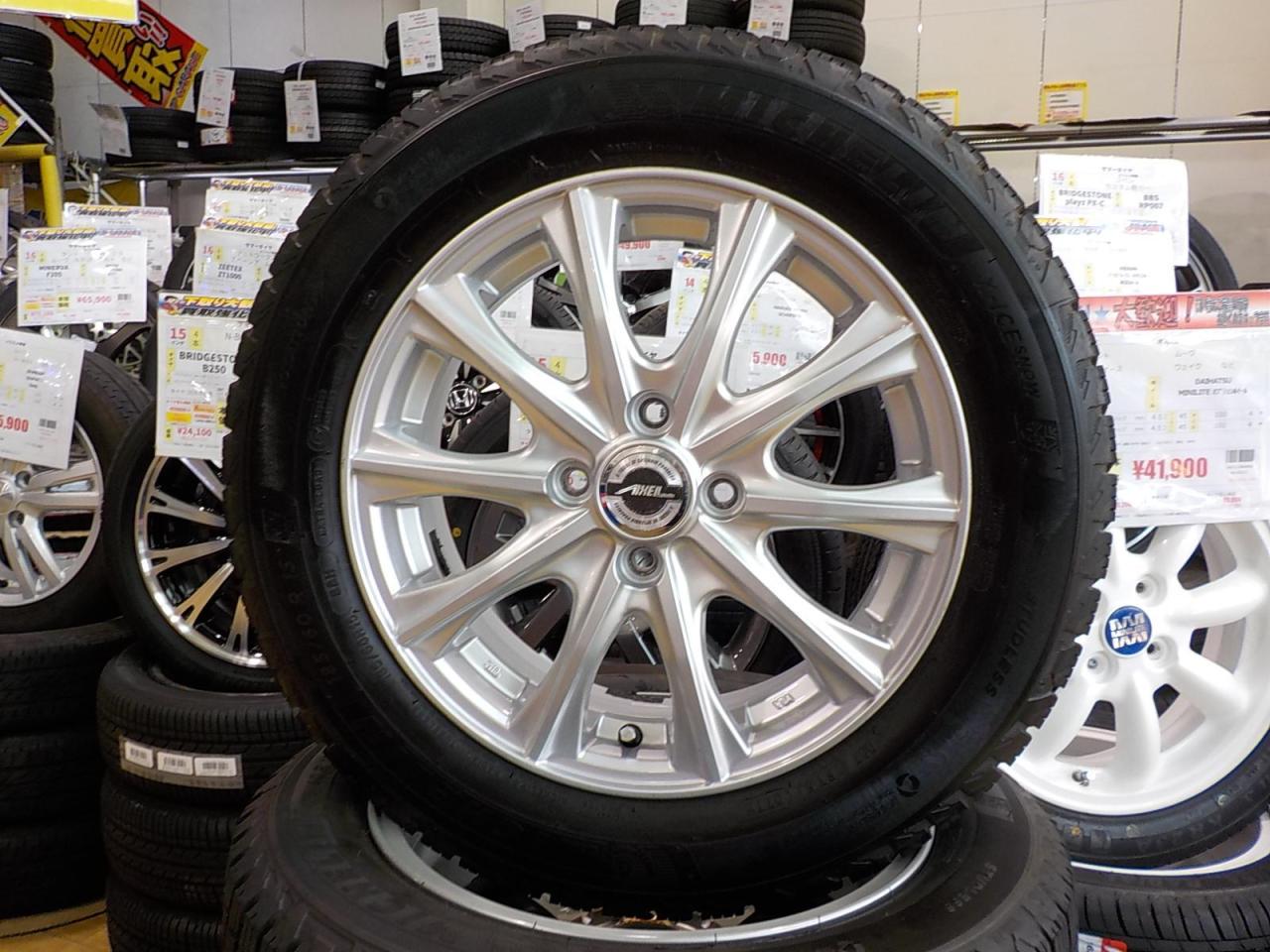 HEART VOICE VATRRA + MICHELIN(ミシュラン) X-ICE SNOW | カー用品 スタッドレスタイヤホイールセット ...