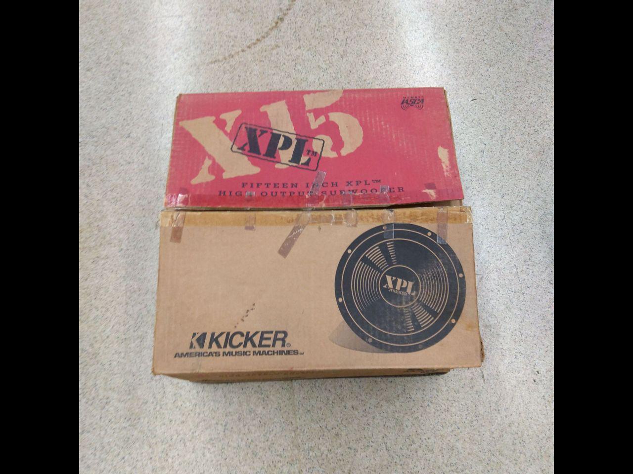 【KICKER】XPL X15 未使用 | カー用品 スピーカー サブウーハースピーカーを通販で購入する | 中古カー＆バイク用品の販売なら ...