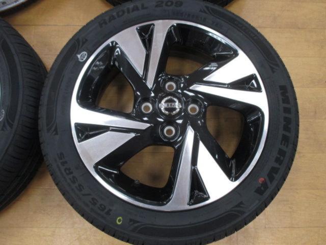 日産純正(NISSAN) デイズ ハイウェイスター/B45W Gターボ 純正ホイール + MINERVA 209(2024年製造) | カー用品 タイヤホイールセット 15インチタイヤホイール ...