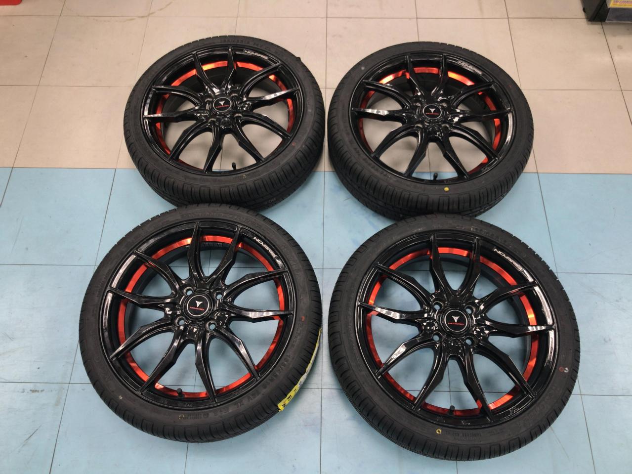 weds NOVARIS ROHGUE VF + Neolin NEOGREEN | カー用品 タイヤホイールセット 16インチタイヤホイール ...
