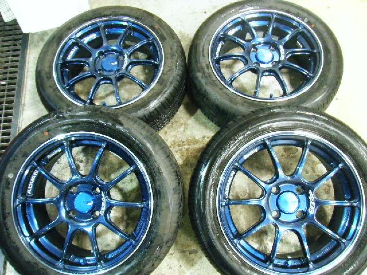 YOKOHAMA ADVAN Racing RZ2 + ZEETEX ZT1000 | カー用品 タイヤホイールセット 15インチタイヤ ...