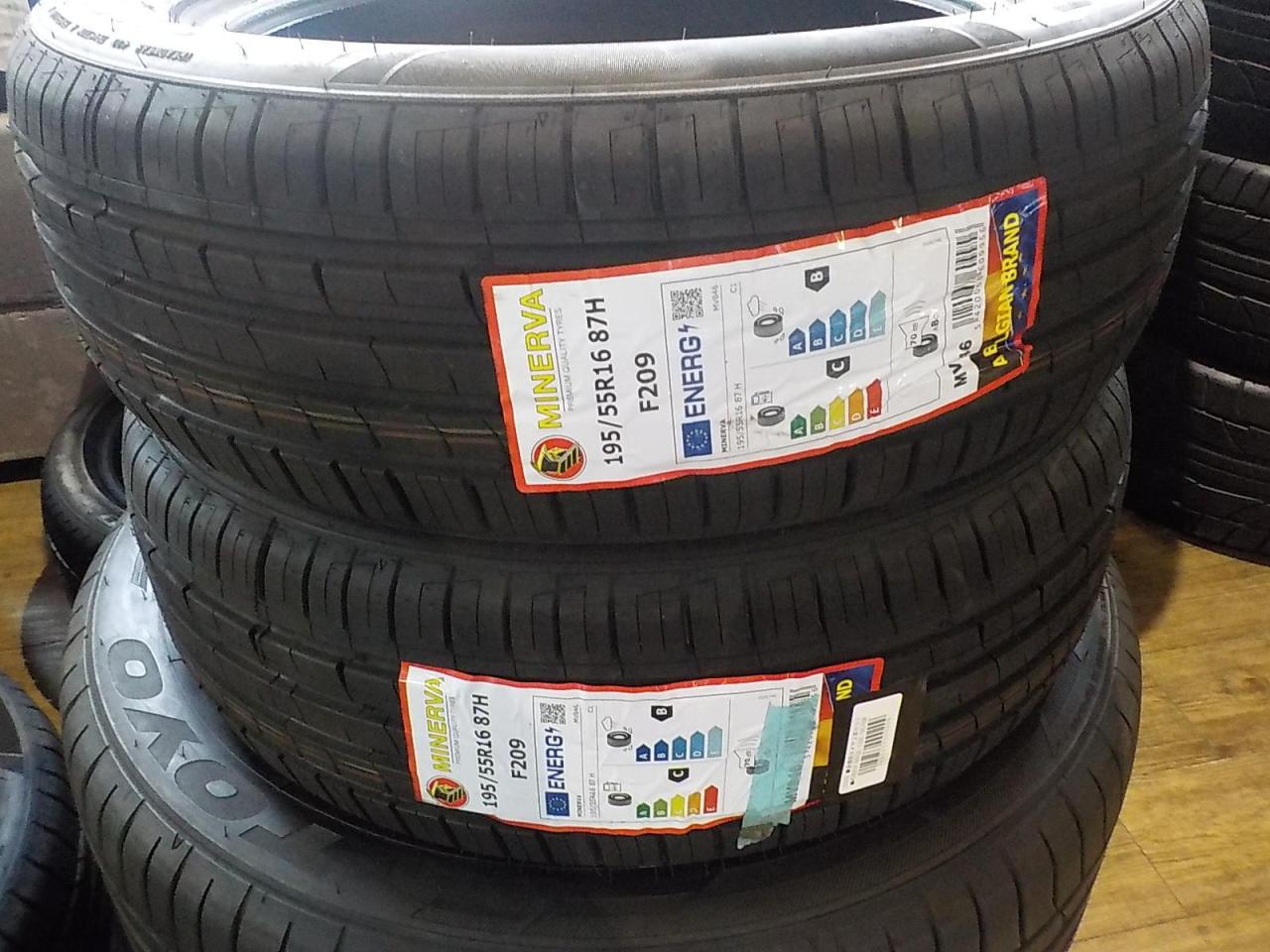 未使用タイヤ2本セット MINERVA RADIAL F209 195/55R16 | カー用品 タイヤ 16インチタイヤの通販 | アップ ...