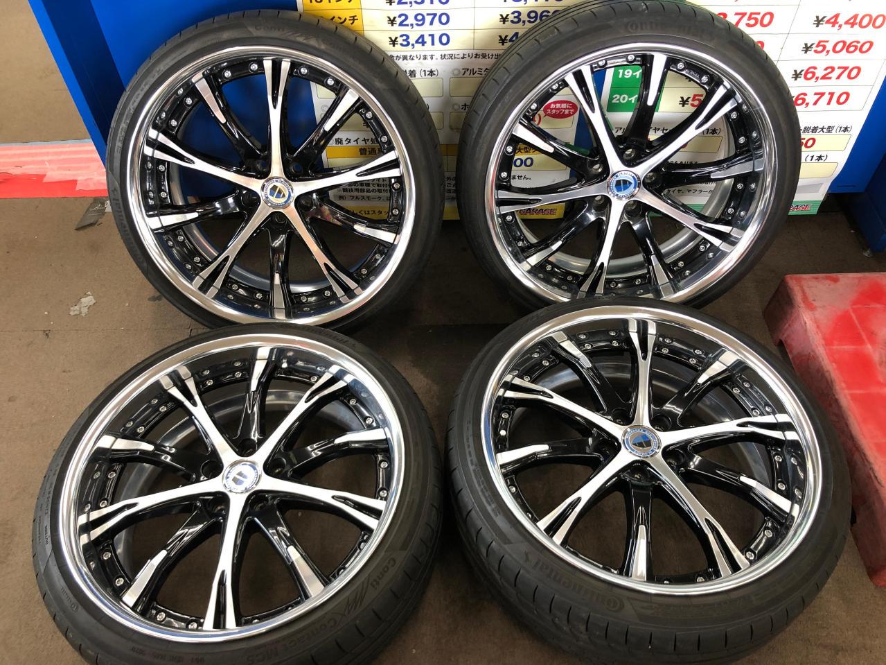 WORK SCHWERT SC4 + Continental Conti MAX contact MC5 | カー用品 タイヤホイールセット ...