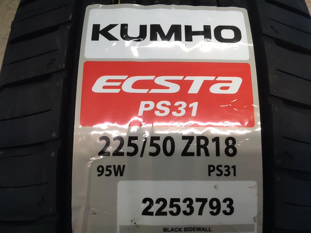 KUMHO ECSTA PS31 | カー用品 タイヤ 18インチタイヤを通販で購入する | 中古カー＆バイク用品の販売ならアップガレージ