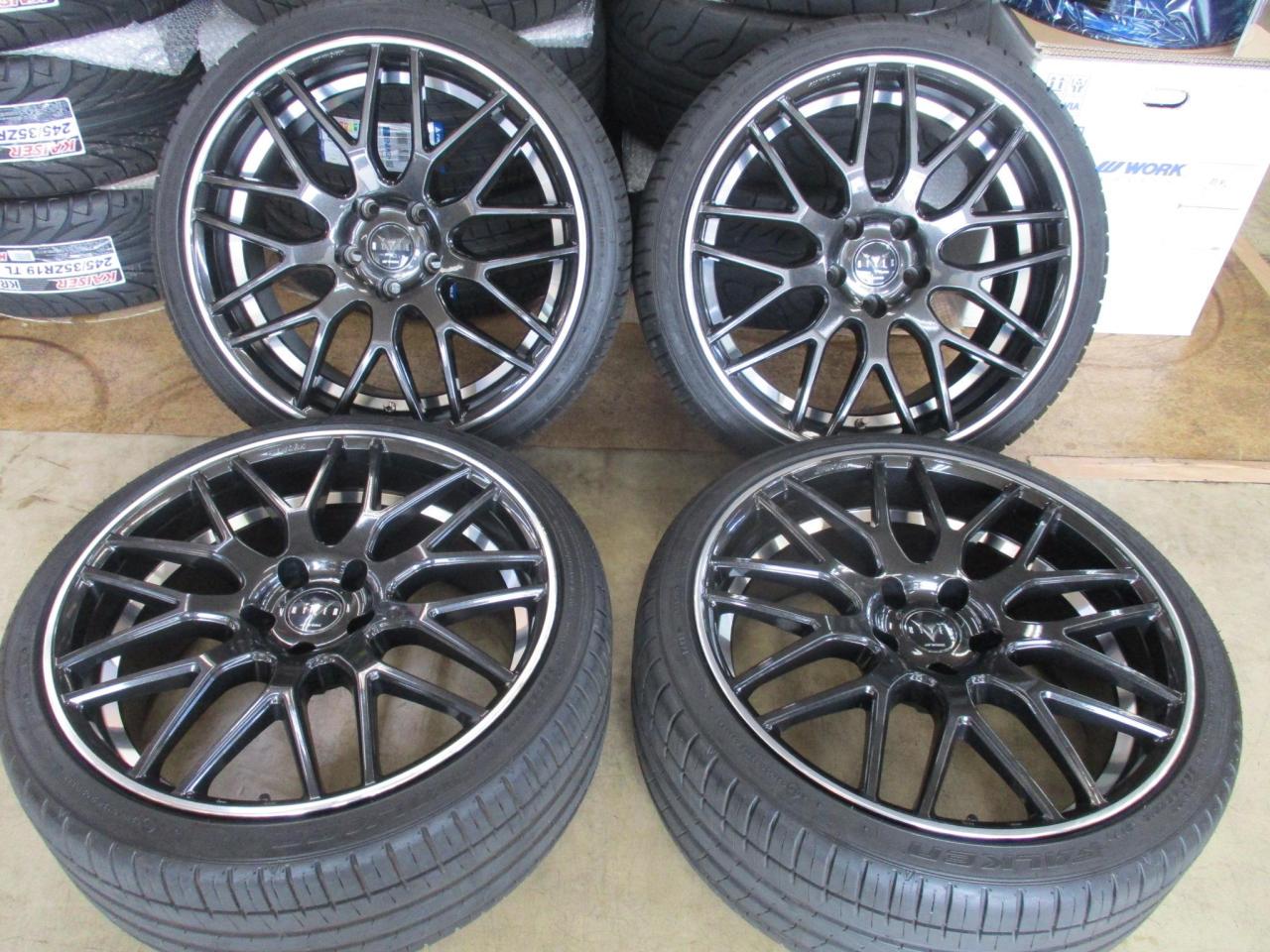 WORK RYVER M009 + FALKEN AZENIS FK510 | カー用品 タイヤホイールセット 19インチタイヤホイールセットを通販で購入する | 中古カー＆バイク用品の販売 ...