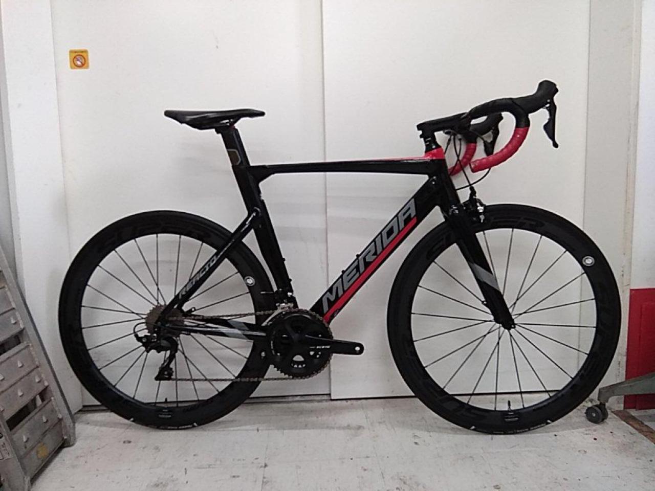 MERIDA REACTO 400 2020年 700c 2x11s アルミロードバイク サイズM/L ブラック 適正身長:170-184cm ...