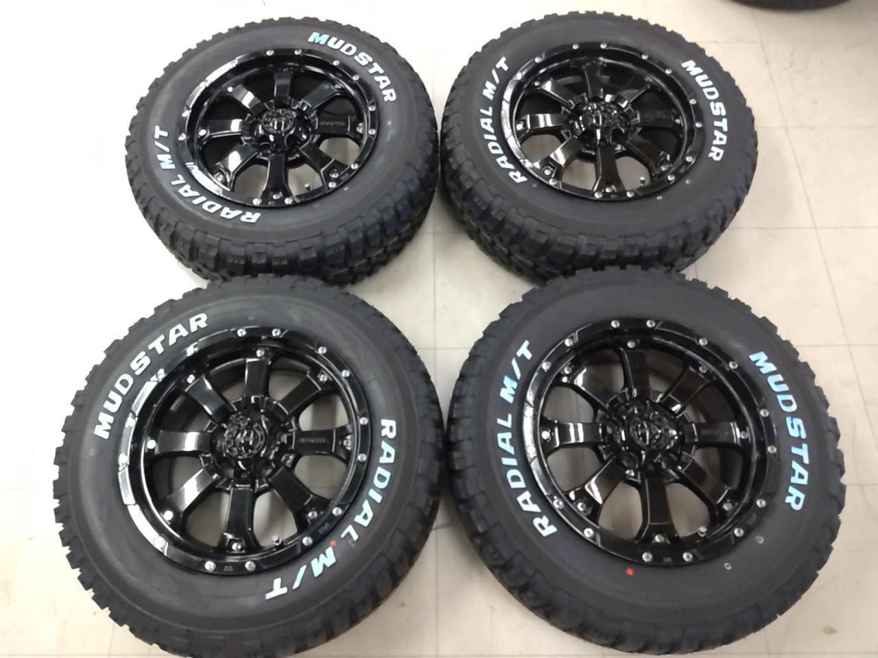 ☆値下げしました!!☆TRISTAR INTERNATIONAL MKW MK-46 + MUDSTAR RADIAL M/T☆新品タイヤ付き☆ | カー用品 タイヤホイールセット 16インチ ...