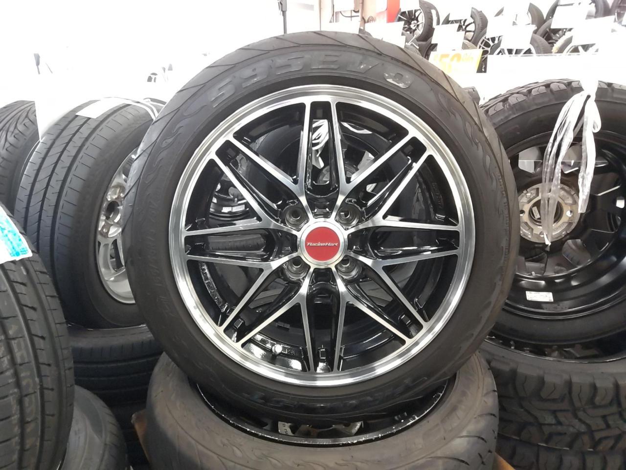 LOWENHART Racing Hart MS8 + FINALIST 595EVO | カー用品 タイヤホイールセット 15インチタイヤ ...
