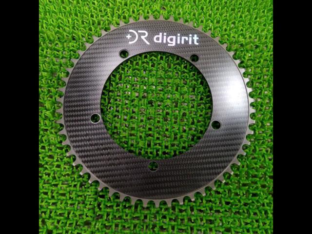 Digirit Carbon Chainring TRACK用 3Kカーボン柄 55T 6F230795 | チェーンリングを通販で購入する ...