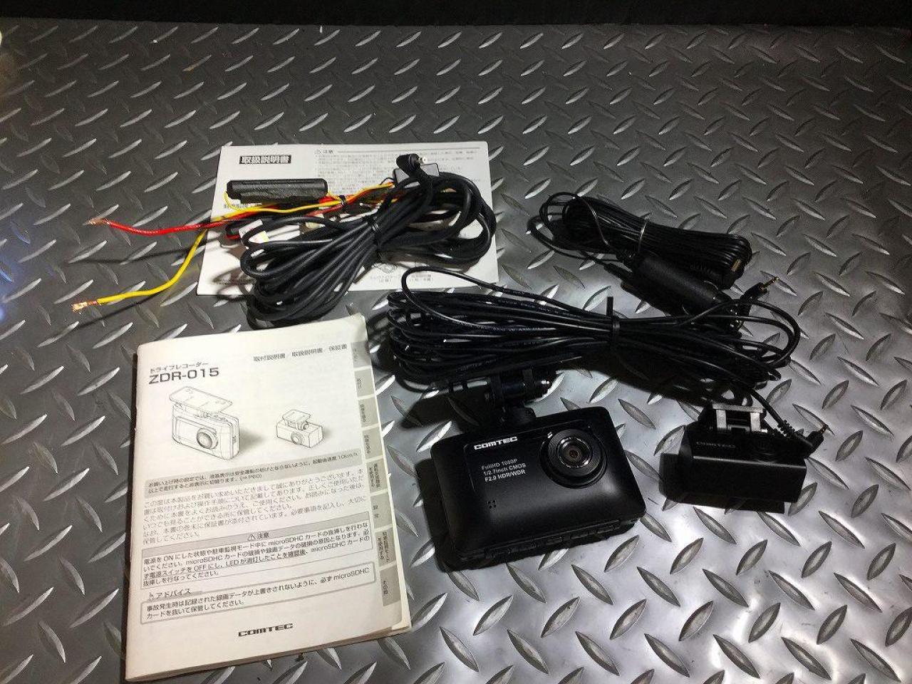 【COMTEC】ZDR-015 前後2カメラ ドライブレコーダー+HDROP-09 駐車監視/直接電源コード | 中古品 | アップガレージ 金沢店 | カー用品 カーAVアクセサリー ...