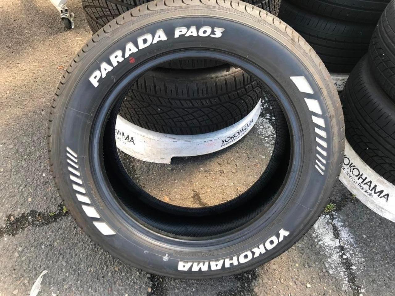 YOKOHAMA PARADA PA03 1本 | カー用品 タイヤ 17インチタイヤを通販で購入する | 中古カー＆バイク用品の販売なら ...