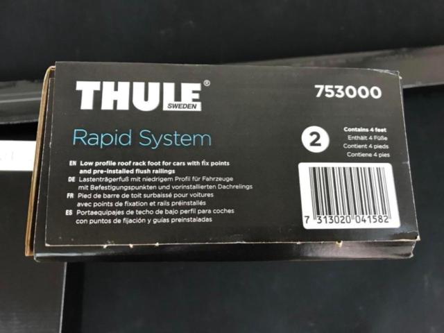 THULE ルーフキャリアセット 753000/3157/712200 | カー用品 キャリアを通販で購入する | 中古カー＆バイク用品の販売 ...