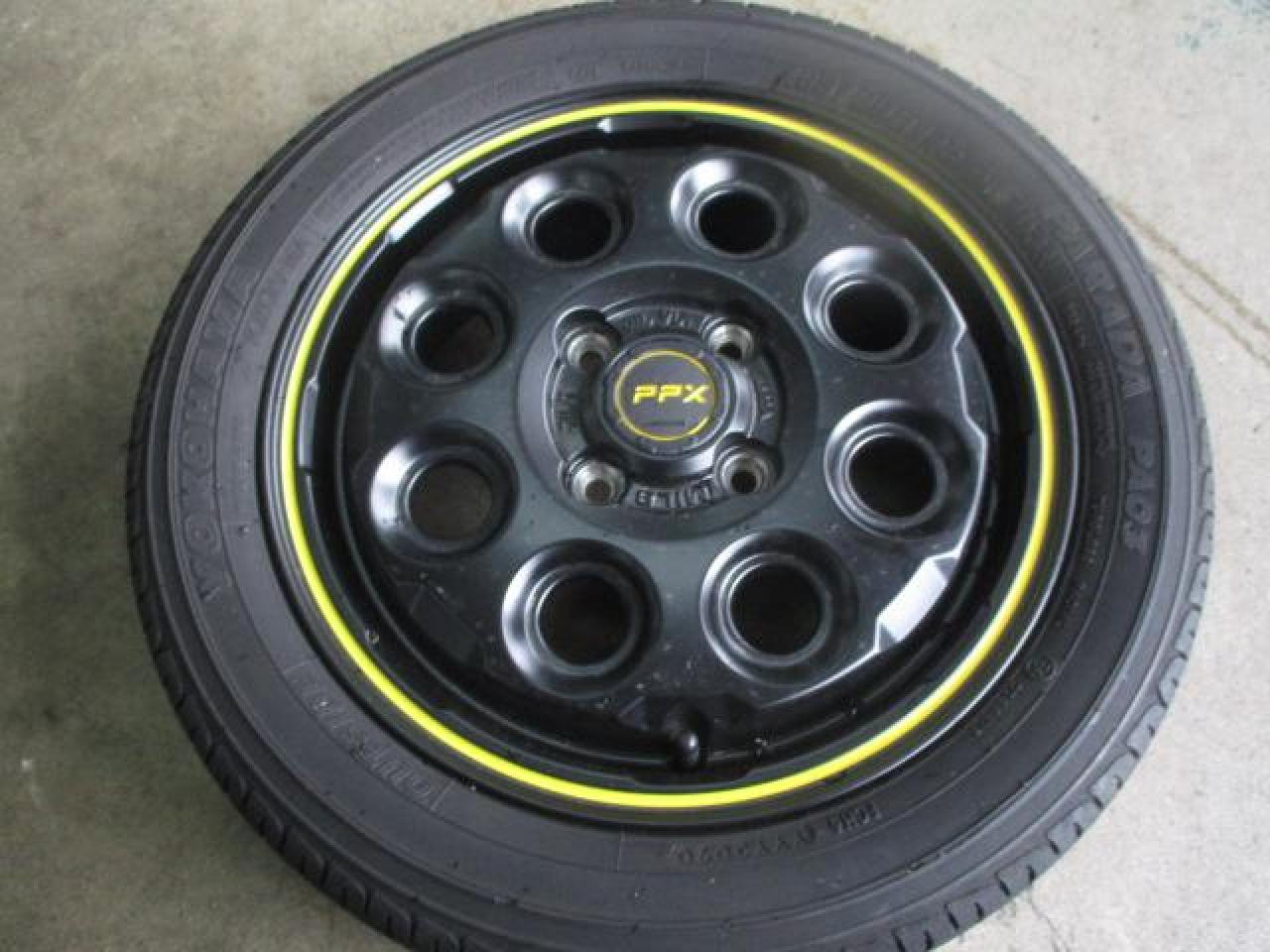 KYOHO PPX MIL8 + YOKOHAMA PARADA PA03 4/4 | カー用品 タイヤホイールセット 14インチタイヤホイールセットを通販で購入する | 中古カー＆バイク用品 ...