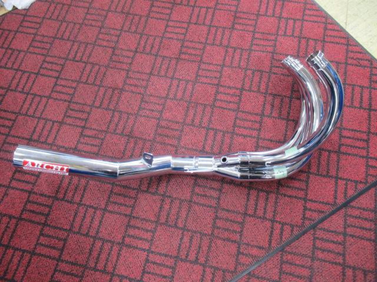 PMC ARCHI LOUDEX 427 ショート管マフラー Z900RS CAFE メッキ | バイク用品 マフラー フルエキゾースト(二輪 ...