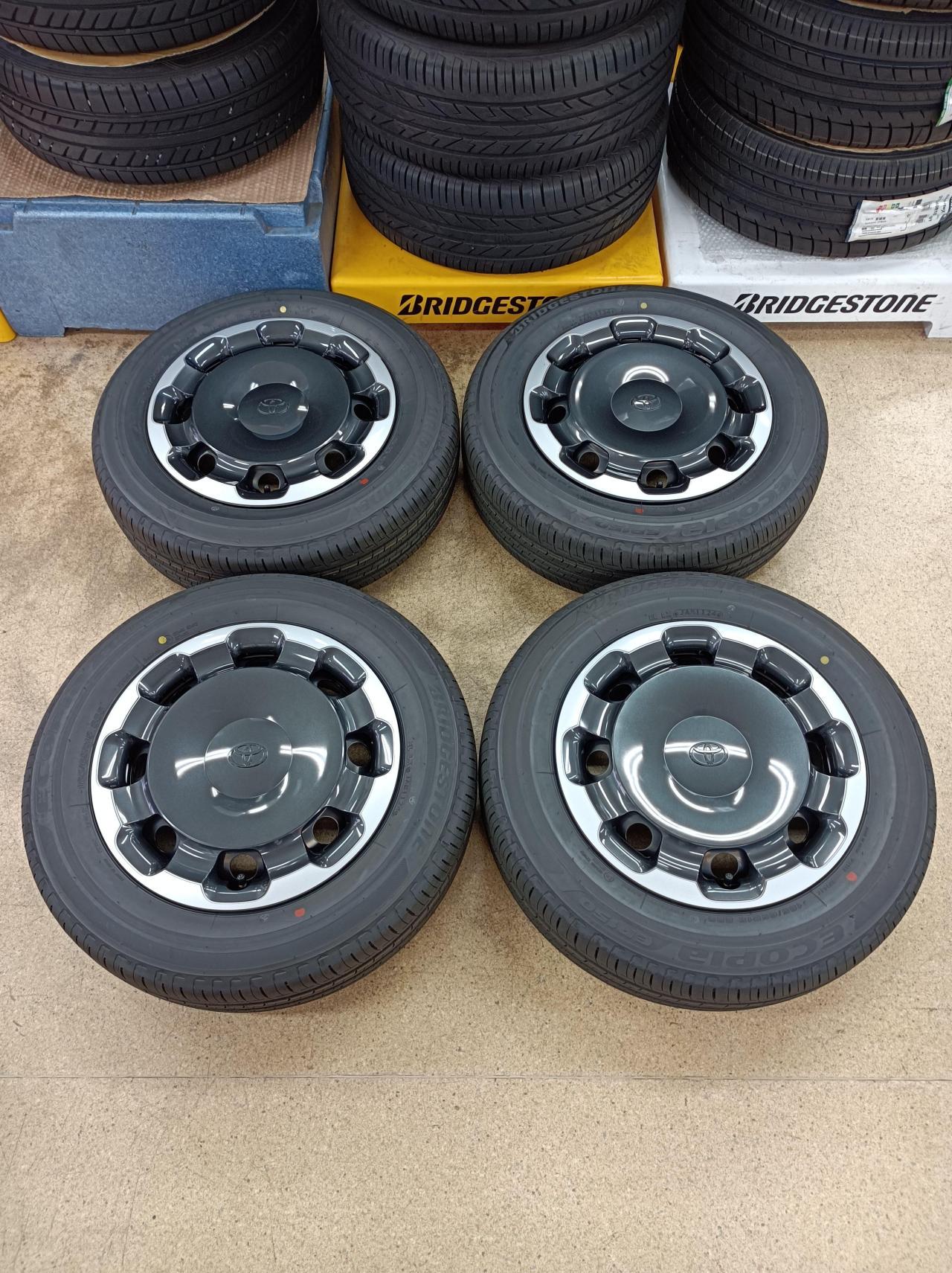 TOYOTA 10系 シエンタ 純正 スチール+BRIDGESTONE ECOPIa EP150 88S | 中古品 | アップガレージ 松山 ...