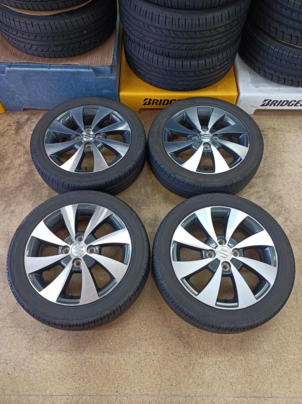 SUZUKI MH23S系 ワゴンR スティングレー純正 + MARQUIS CST MR61 75V | カー用品 タイヤホイールセット ...