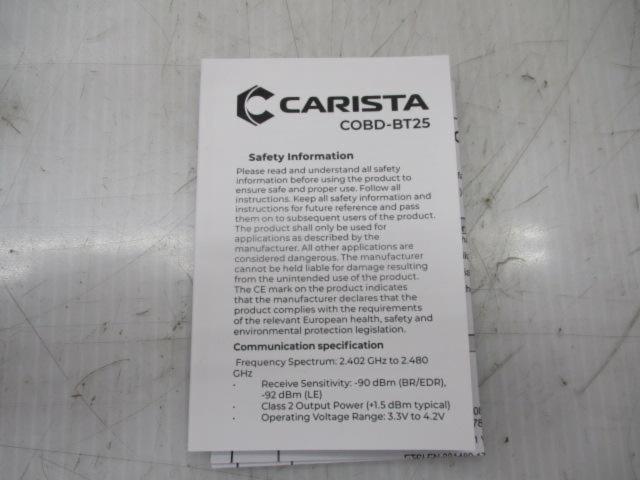 CARISTA Bluetooth コーディング診断機 COBD-BT25 | カー用品 メンテナンス その他メンテナンスの通販 | アップ ...