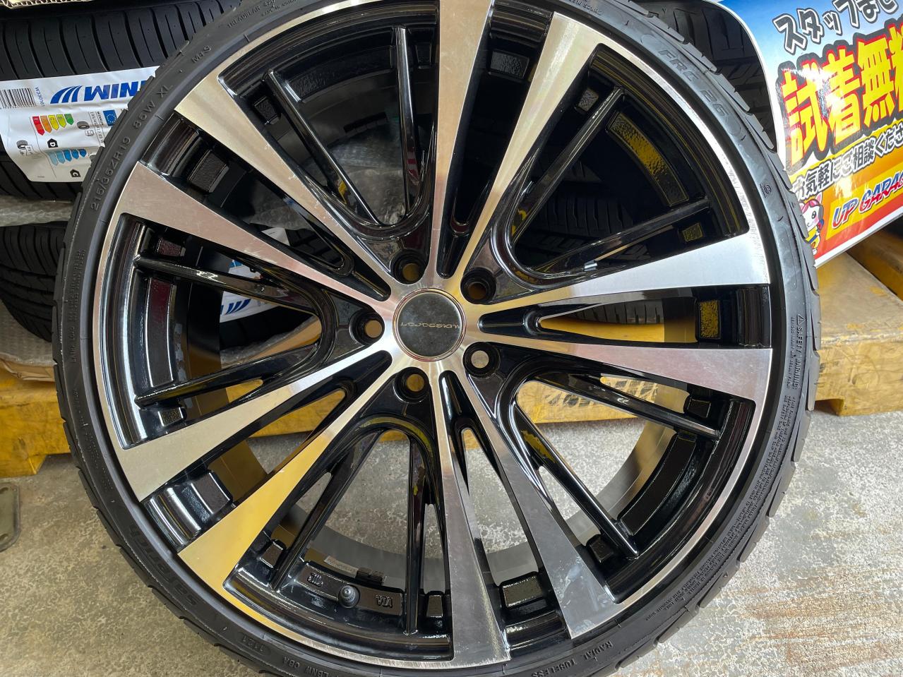 LDJ DESIGN GRAZZE VANQUISH | 中古品 | アップガレージ 小牧南インター店 | カー用品 タイヤホイールセット ...