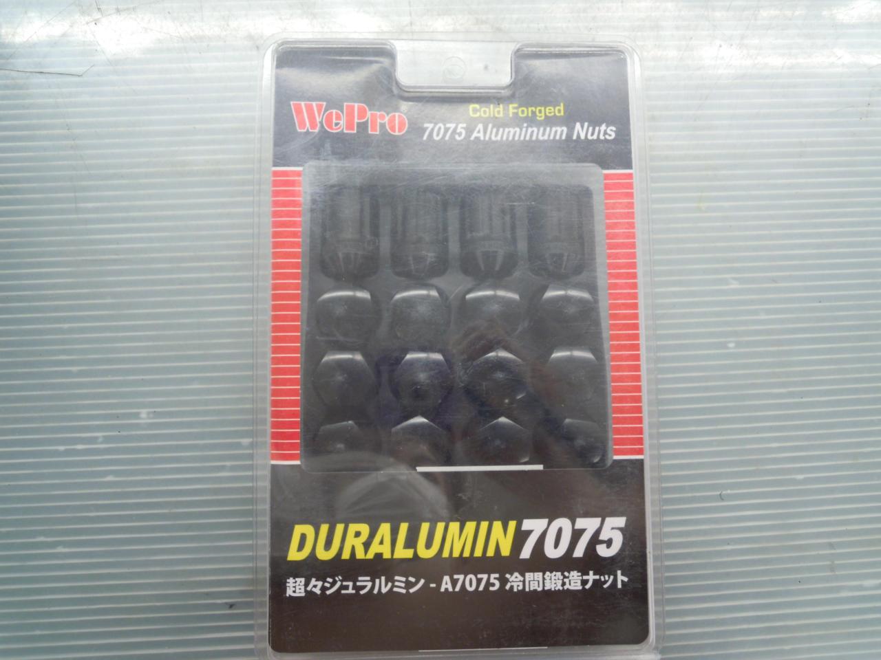 WePro 7075アルミナット【M12xP1.5】 | カー用品 タイヤホイール関連 取付ナットの通販 | アップガレージ 中古カー＆バイク用品の買取・販売専門店