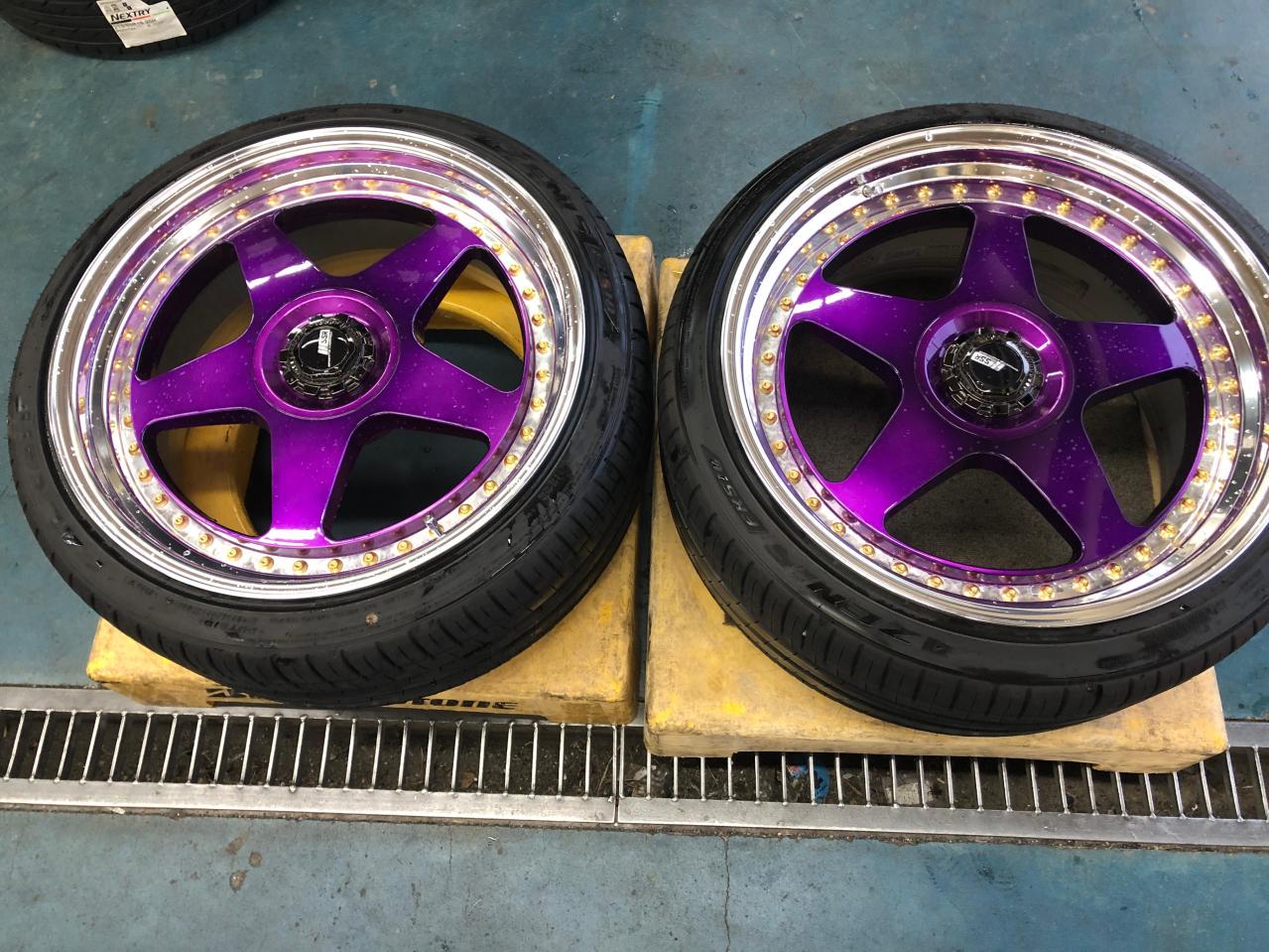 【TANABE(タナベ)】Professor(プロフェッサー) SSR SP6 Under 特注カラー パープル+【FALKEN】AZENIS ...