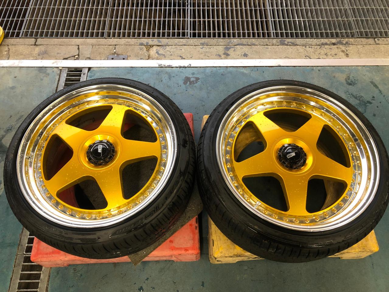 【TANABE(タナベ)】Professor(プロフェッサー) SSR SP6 Under 特注カラーゴールド+【FALKEN】AZENIS FK510 | 中古品 | アップガレージ 四日市 ...