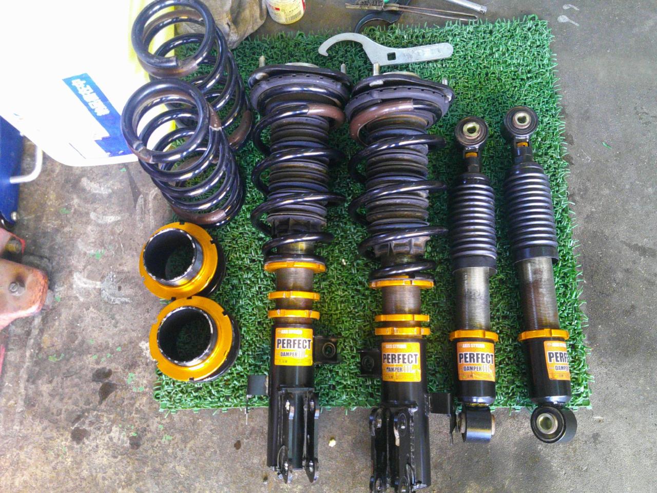 【AXIS STYLING】PERFECT DAMPER 全長調整式(フルタップ式)車高調 | カー用品 足まわり 車高調を通販で購入する ...