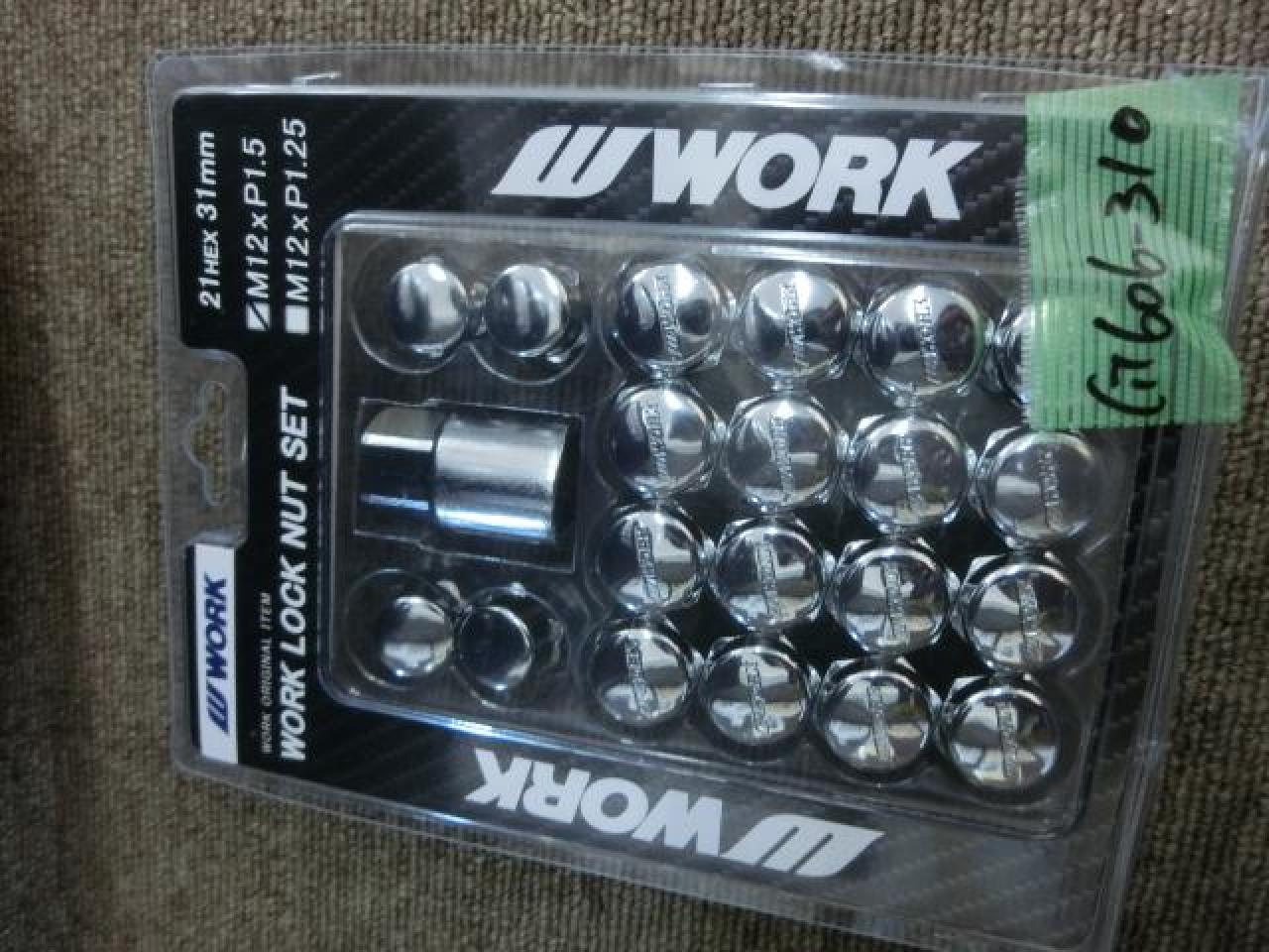 【WORK】WORK LOCK NUT SET | 新古品 | アップガレージ 長野店 | カー用品 タイヤホイール関連 取付ナットを通販で ...