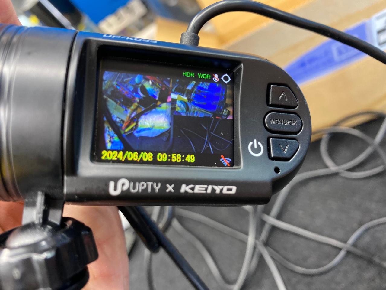 KEIYO UP-K033 前後2カメラ ドライブレコーダー | やや傷や汚れあり | アップガレージ 富山店 | カー用品 カーAV ...