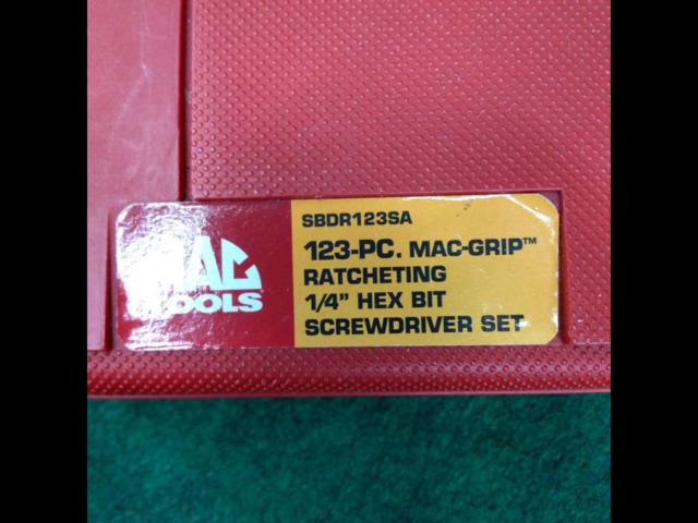 MAC GRIP RATCHETING 1/4HEX BIT SCREWDRIVER SET (マックグリップ ラチェットドライバー ...