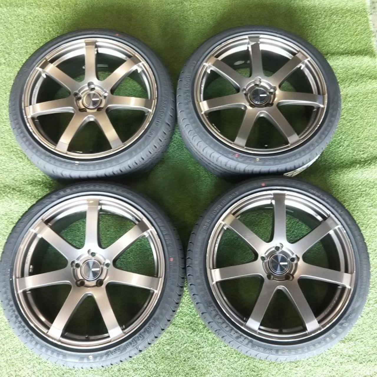 ☆試着無料!☆ENKEI PerformanceLine PF07 + RADAR Dimax R8+ 225/40R19 2023年製 | カー用品 タイヤホイールセット 19インチタイヤ ...