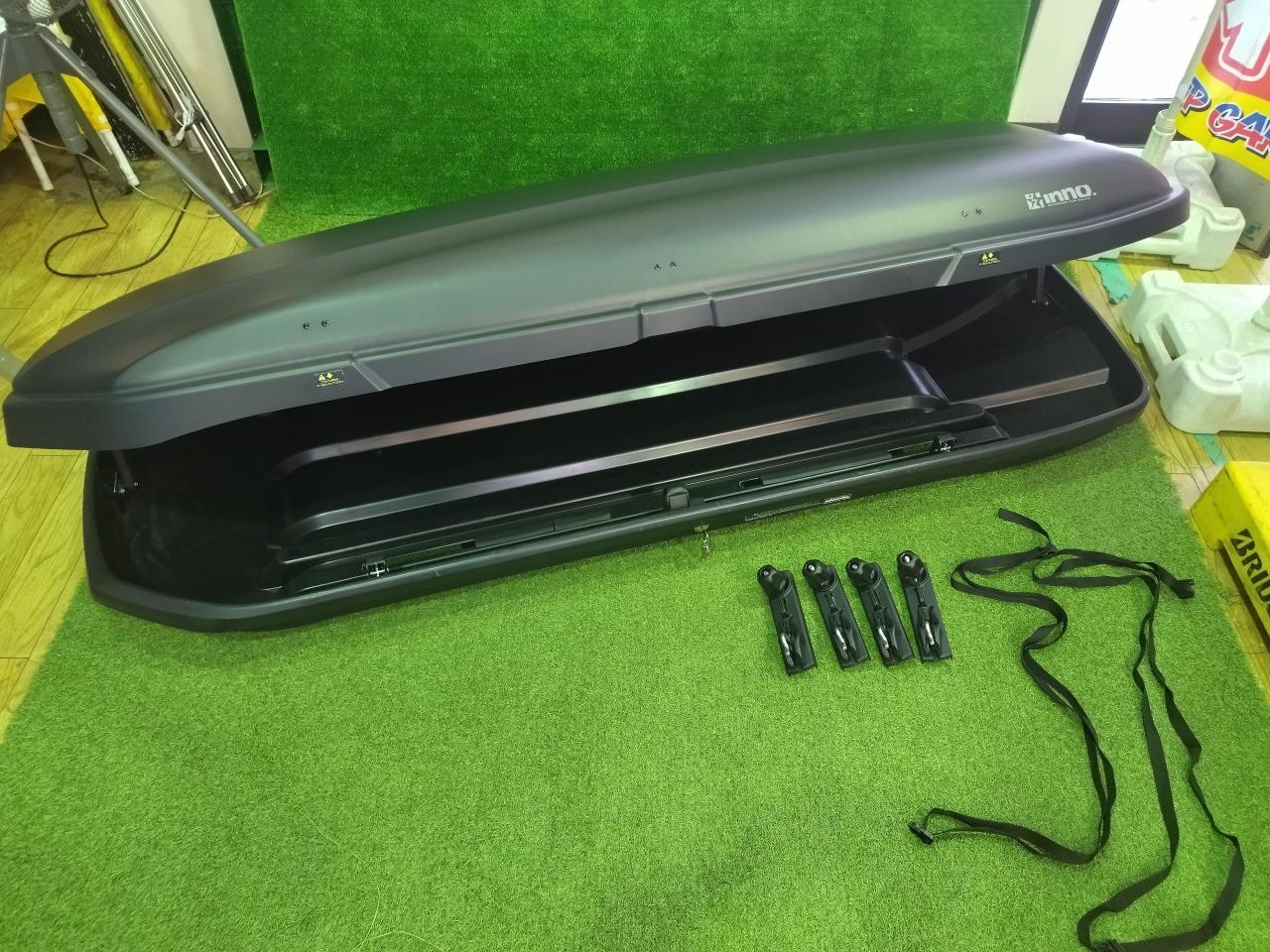 INNO BRQ55 ルーフボックス マットブラック | カー用品 キャリア ルーフBOXを通販で購入する | 中古カー＆バイク用品の販売ならアップガレージ