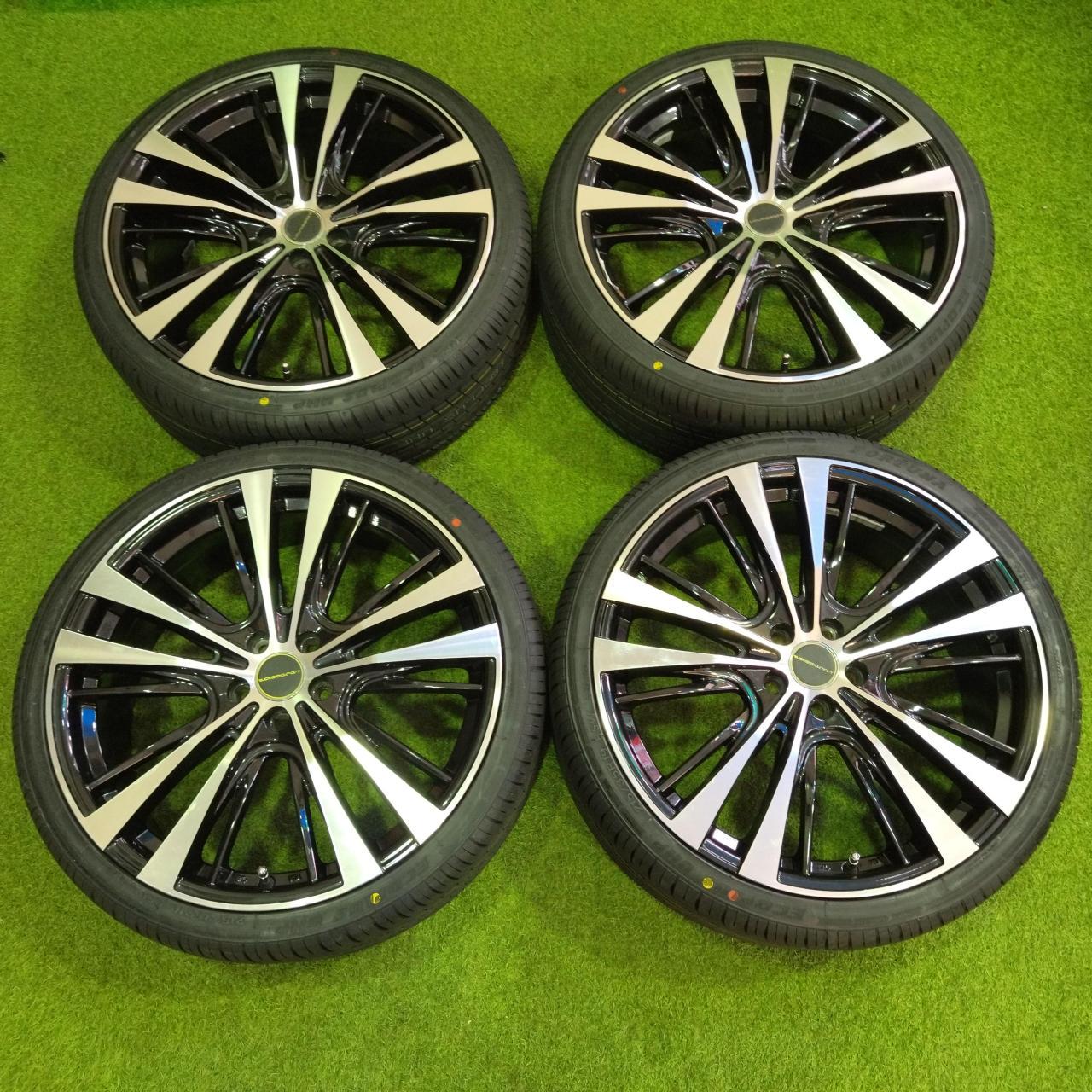 LDJ DESIGN VANQUISH 4x5本スポーク ブラックポリッシュ + FORTUNA ECO Plus UHP 2021(4421 ...