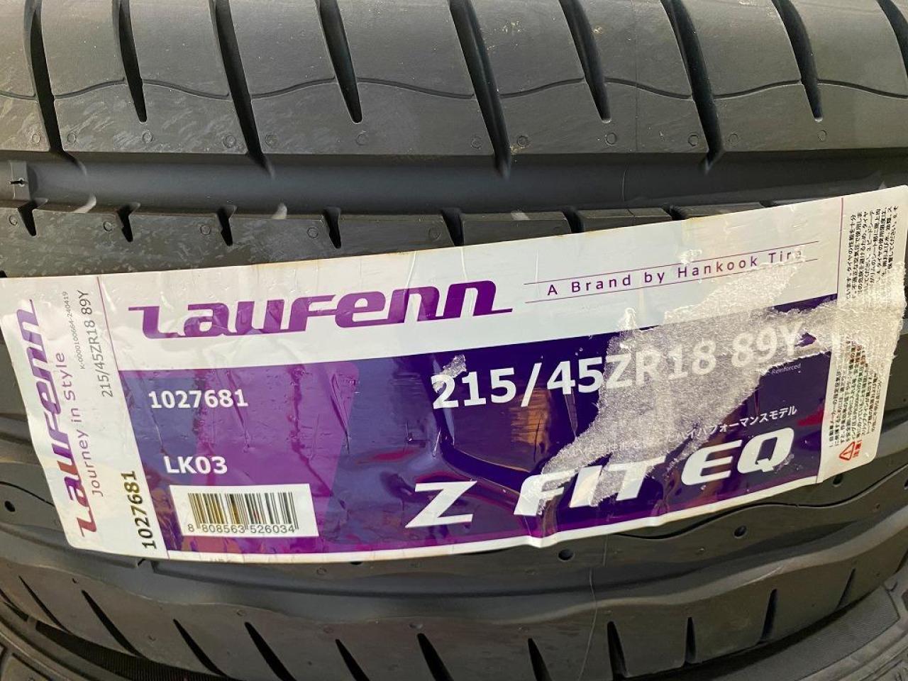 HANKOOK(ハンコック) LAUFENN Z FIT EQ LK03 89Y 215/45R18 4本 | カー用品 タイヤ 18インチ ...