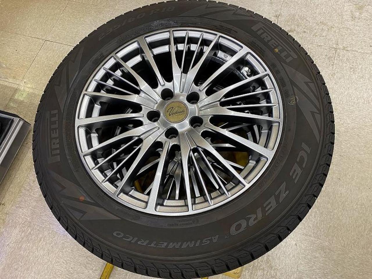 99 Verthandi YH-S25V+PIRELLI(ピレリ) ICE ZERO ASIMMETRICO 235/60R18 ★ミゾたっぷり!T33エクストレイル/CX-60/レクサスNX ...