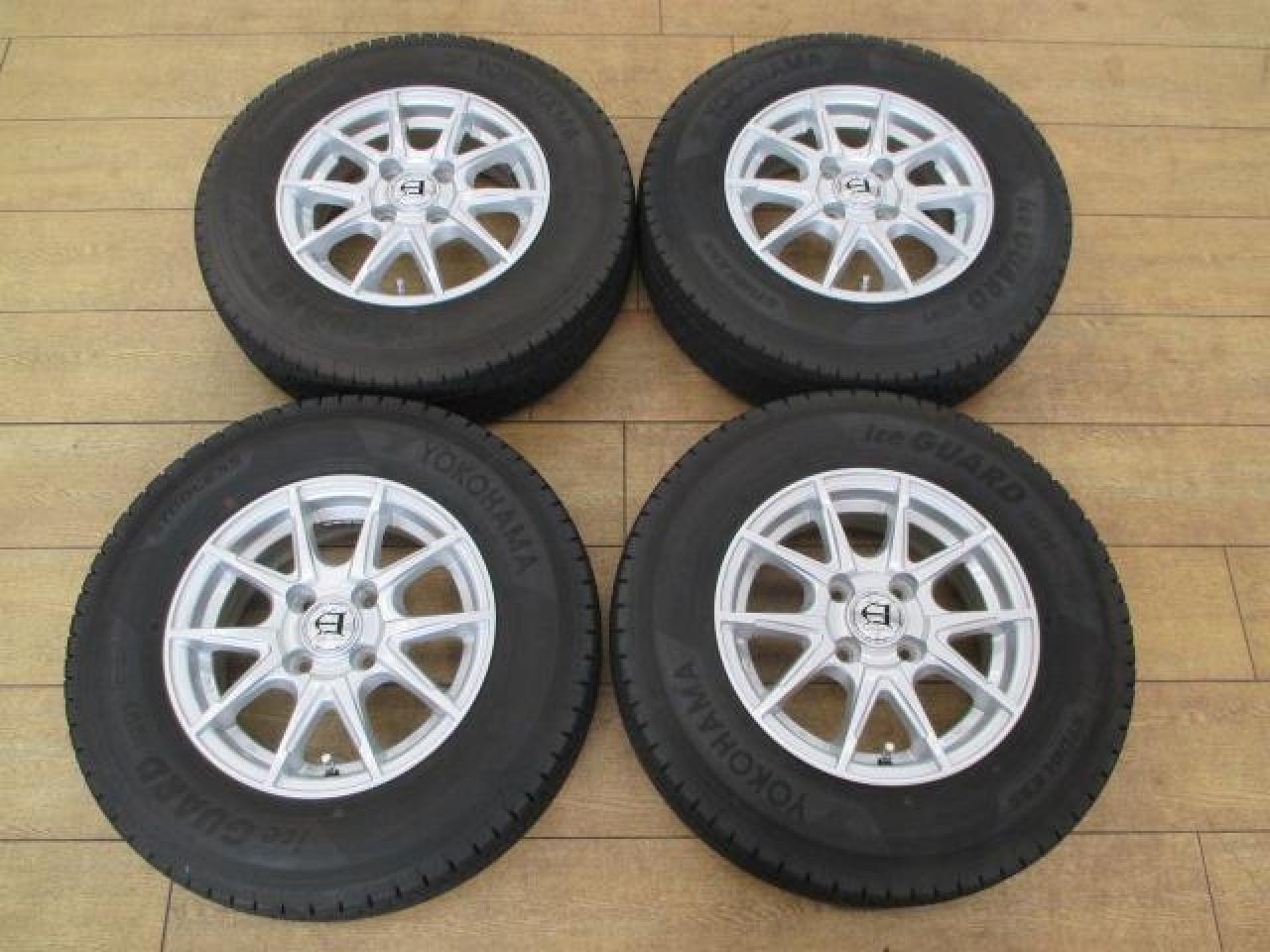 TECHNOPIA Aphrodite JX + YOKOHAMA iceGUARD iG91(2021年製) | カー用品 スタッドレスタイヤホイールセット 13インチスタッドレスタイヤ ...