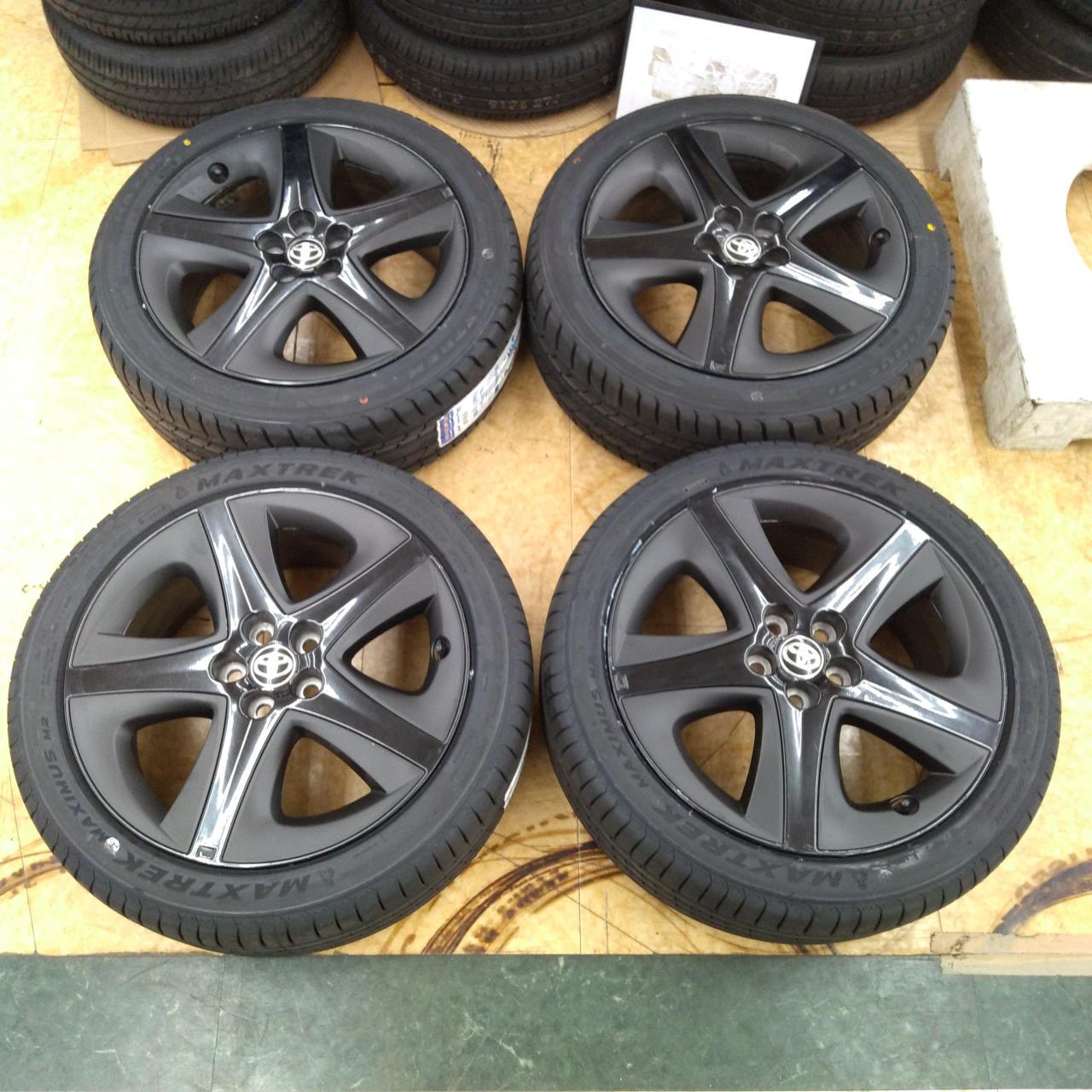 【トヨタ純正】 ZVW50/プリウス前期ツーリングセレクション純正ホイール + MAXTREX | カー用品 タイヤホイールセット 17インチ ...
