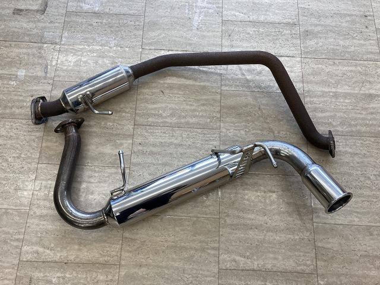 FUJITSUBO(FGK/フジツボ) ジムニー(JB23W)用 AUTHORIZEK(ホリライズK) リアピース&センターパイプ 2分割/1セット | カー用品 吸気・排気系 マフラーを通販 ...