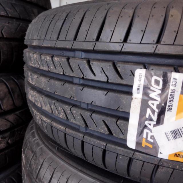トラザノ(Trazano) サマータイヤ 185/55R16 83V (T-118) 新品4本セット | 未使用 | アップガレージ 青森三沢 ...