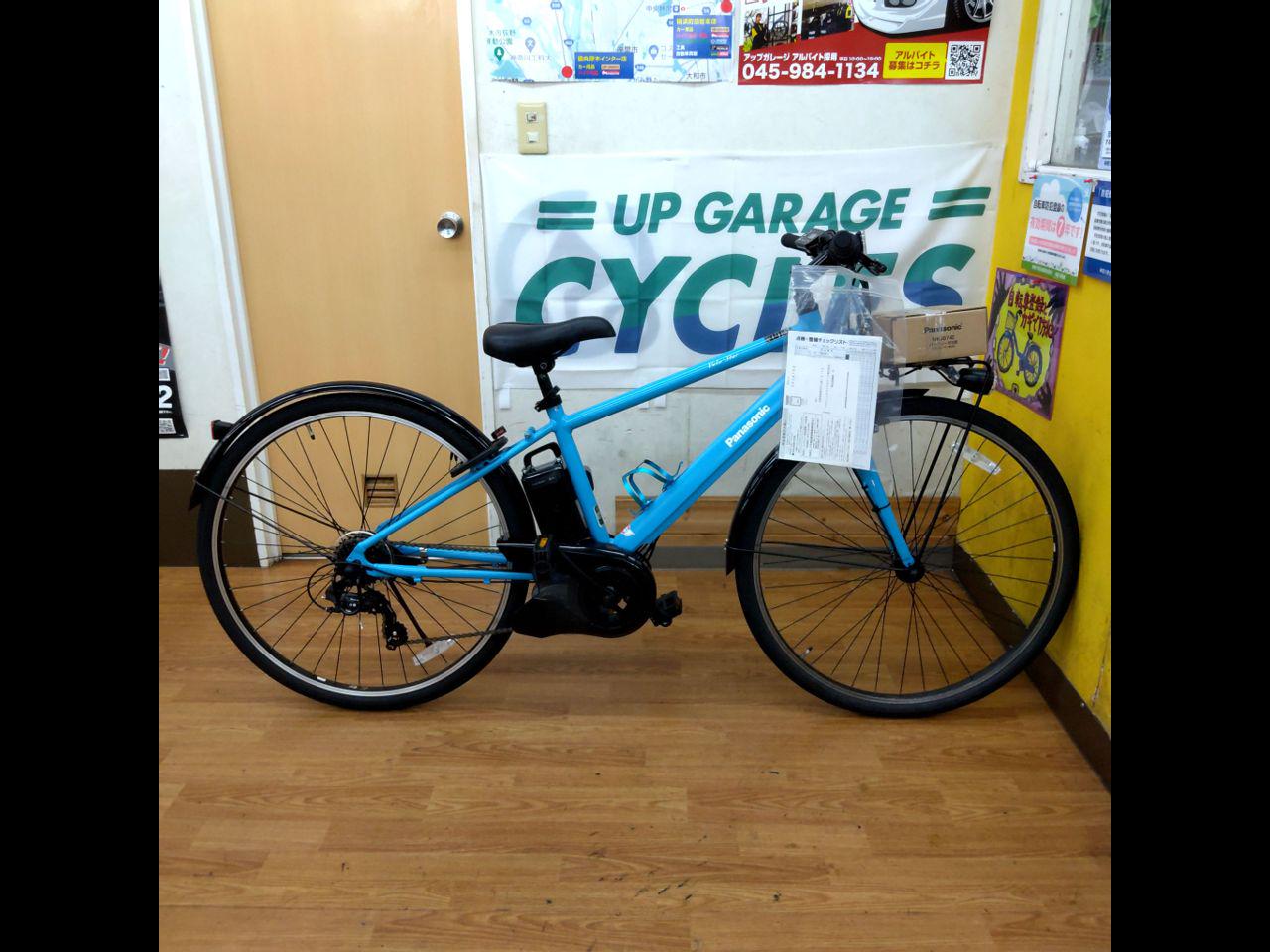 PANASONIC VELO-STAR BE-ELVS775V 700×38C 外装7段変速 電動アシスト自転車 8Ah ブルー | 電動 ...