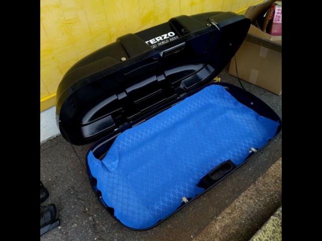 TERZO 小型ルーフボックス EA14 (X06048) | カー用品 キャリア ルーフBOXを通販で購入する | 中古カー＆バイク用品の販売ならアップガレージ